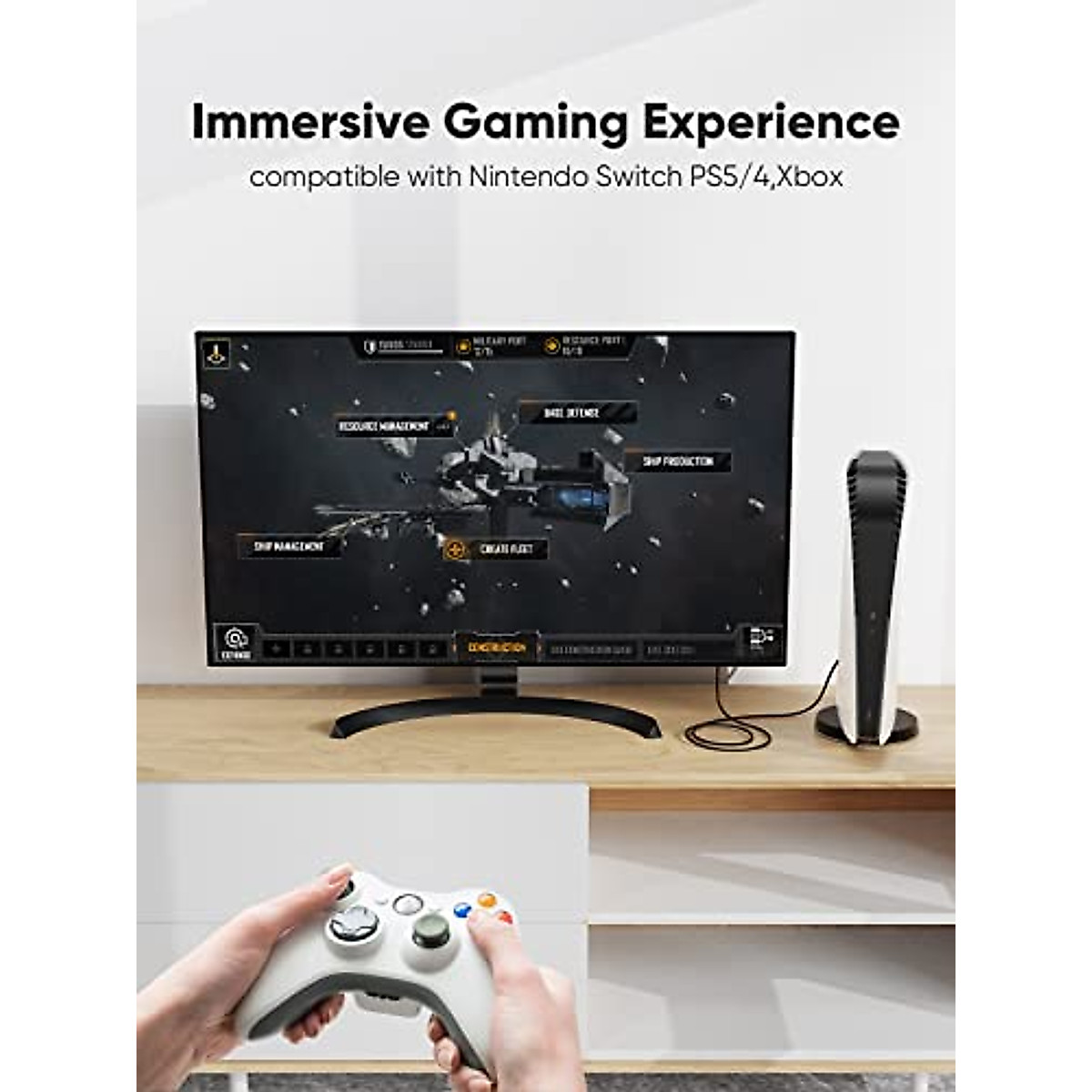 CableCreation DVI to HDMI Adapter,2-Pack Bi-Directional DVI Male to HDMI Female Converter, Support 1080P, 3D for PS3,PS4,TV Box,Blu-ray,Projector,HDTV