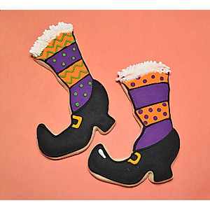 Curly Toe Witch Boot Halloween Copper Cookie Cutter