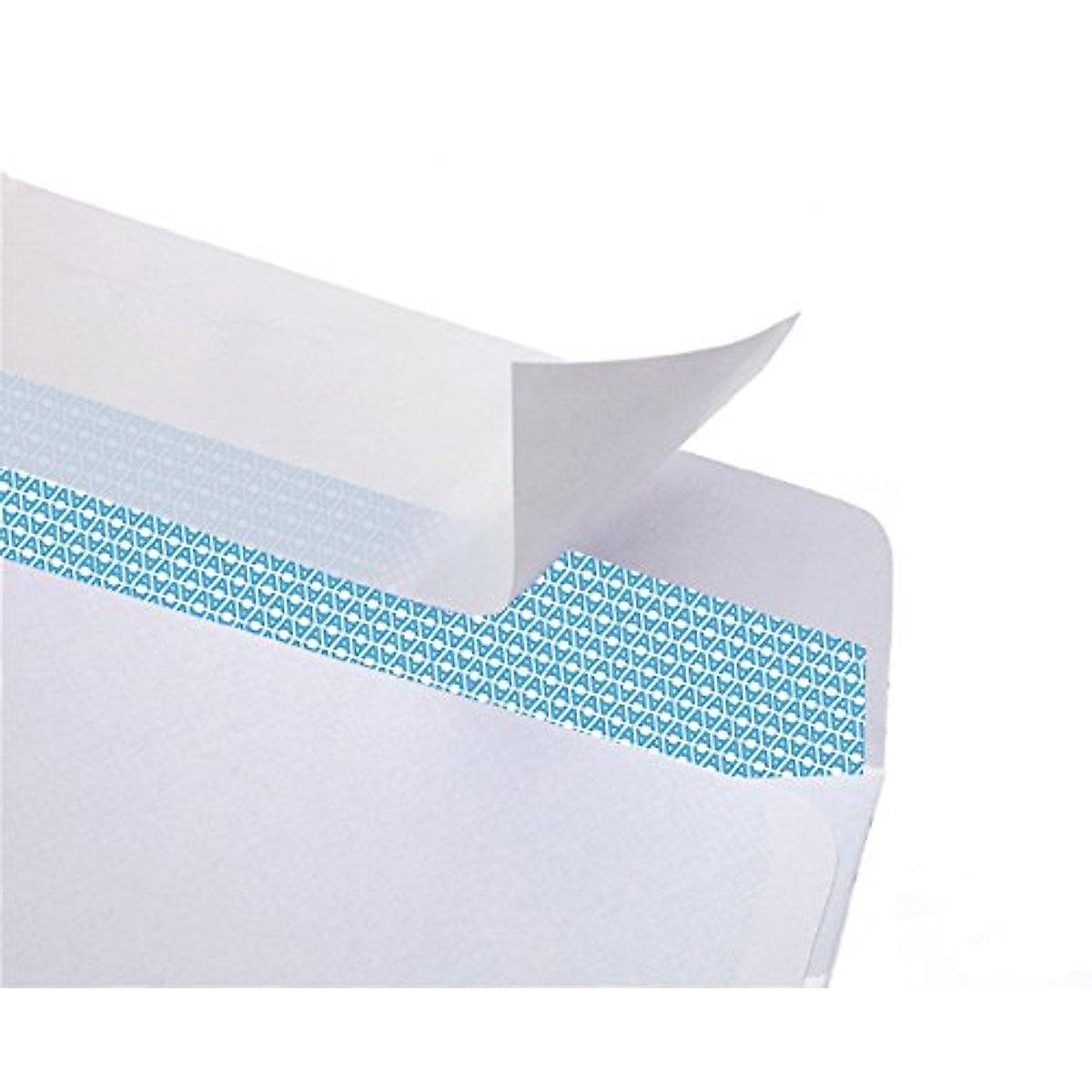 #10 Security Tinted Self-Seal Envelopes - No Window - EnveGuard, Size 4-1/8 X 9-1/2 Inches - White - 24 LB - 100 Count (34100)