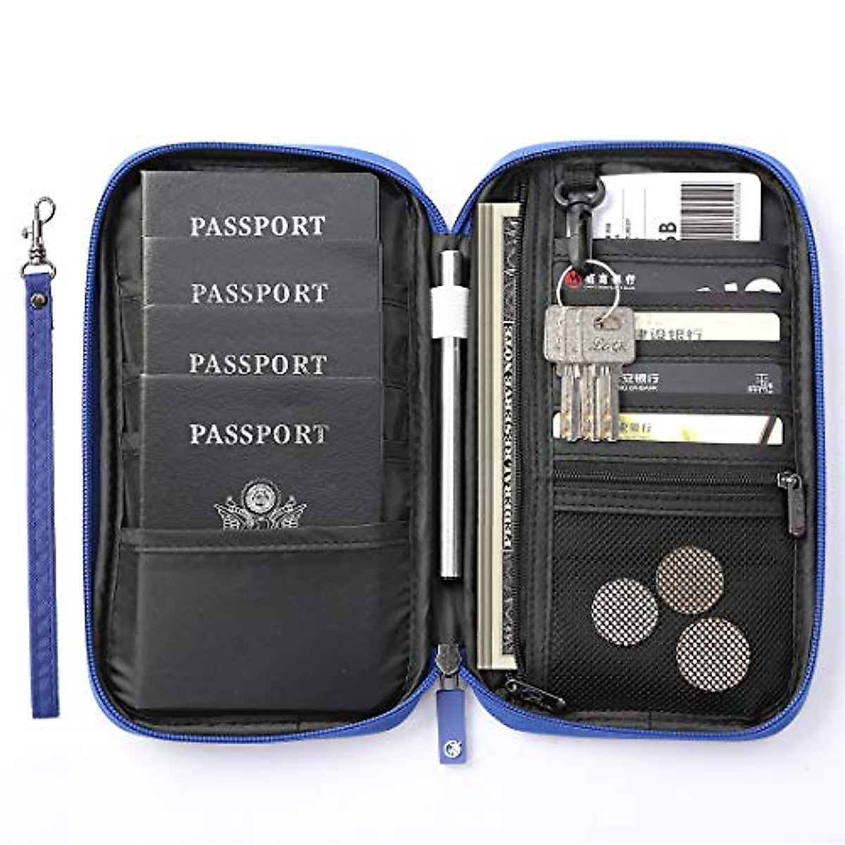 VanFn Passport Wallets and Cosmetic Bags, Makeup Bag Cosmetic Bag for Women Cosmetic Travel Makeup Bag Large Travel Toiletry Bag for Girls Make Up Bag Brush Bags Toiletry Bag