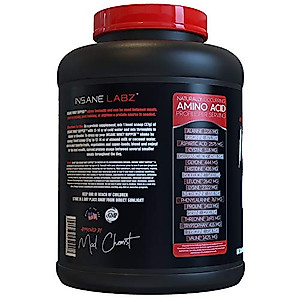 Insane Labz Insane Whey Ripped, Lean Muscle Building Protein with L-Carnitine and CLA Oil Powder, 5lbs 60 Servings, Chocolate