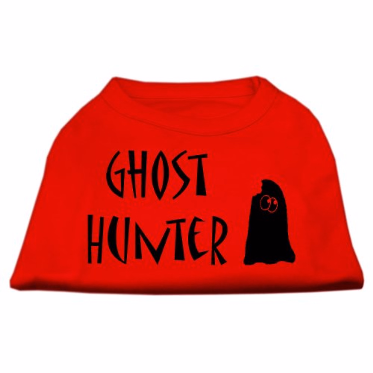 Mirage Pet Products Ghost Hunter Screen Print Shirt Red with Black Lettering XL (16)