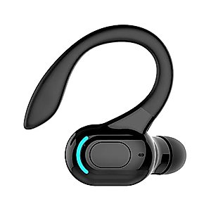 AZURAOKEY Bluetooth Headphones Wireless Earbuds, M-F8 Waterproof Hanging Single Ear Earbuds Bluetooth-Compatible 5.2 Noise Cancelling Sports Wireless Business Headphones Headset