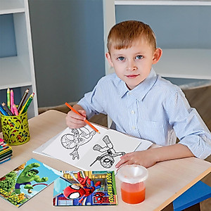 Spidey Party Supplies, 24Pcs Coloring Books for Spidey Birthday Party Favors Gifts, Goodie Bag Stuffers, Classroom Rewards, 8 Styles