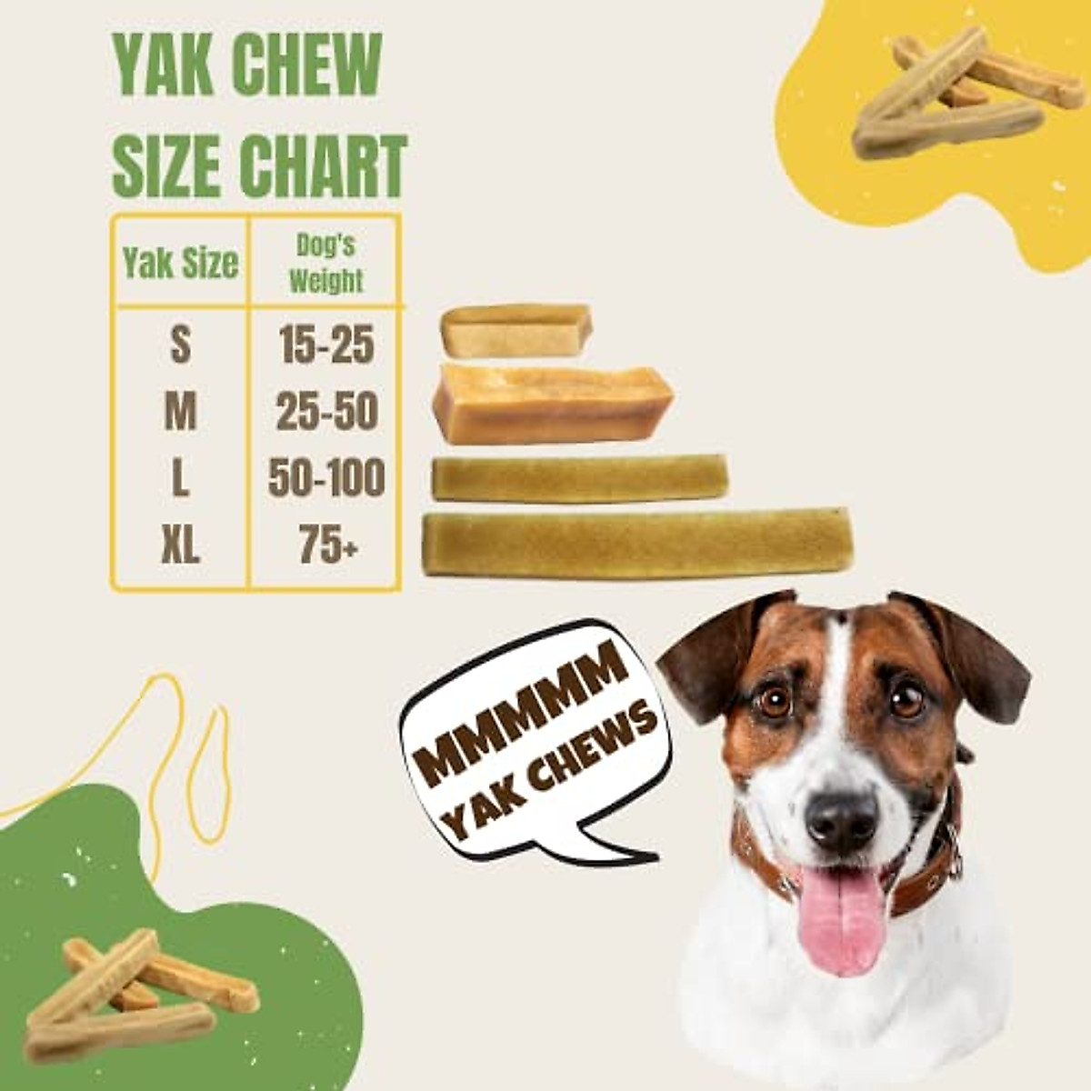 EcoKind Pet Treats Premium Gold Himalayan Yak Cheese Dog Chew, Gluten Free, Lactose Free, All Natural Chews for Small to Large Dogs | Keeps Dogs Busy & Enjoying, Indoors & Outdoor Use, 1 lb. Bag