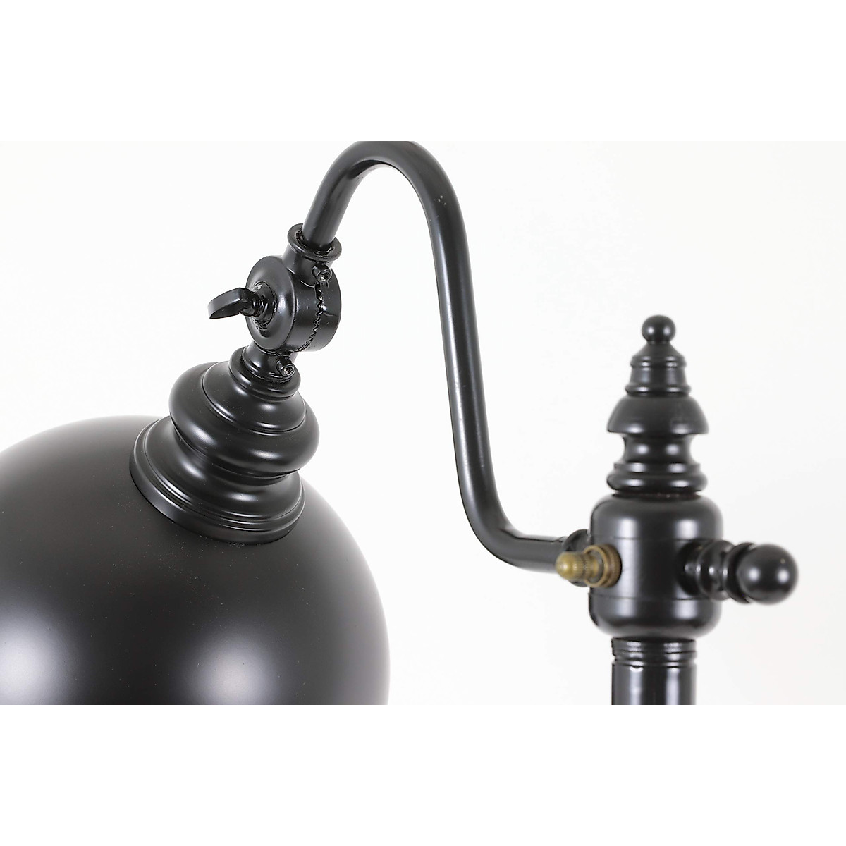 Decor Therapy Chloe Steel Pharmacy Floor Lamp, Matte Black