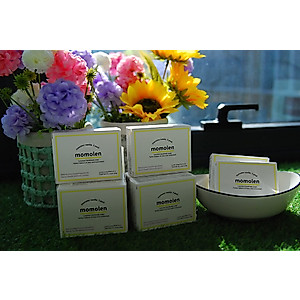 momolen bar soapㅣvanilla soapㅣnatural soap ㅣ sensitive skin moisturizing ㅣ 3.5 OZ 2 PackㅣHandmade organic soap barㅣbath soap