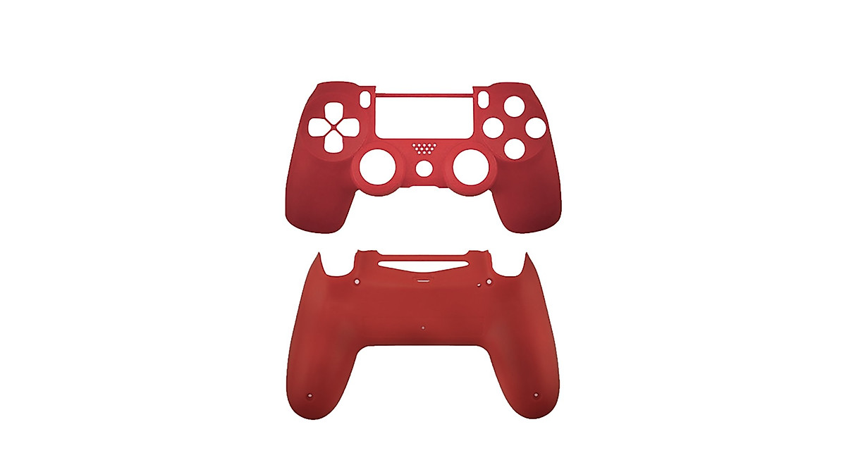 Ambertown Red Controller Shell Kit for PS4 Pro Slim | High Quality Upgrade