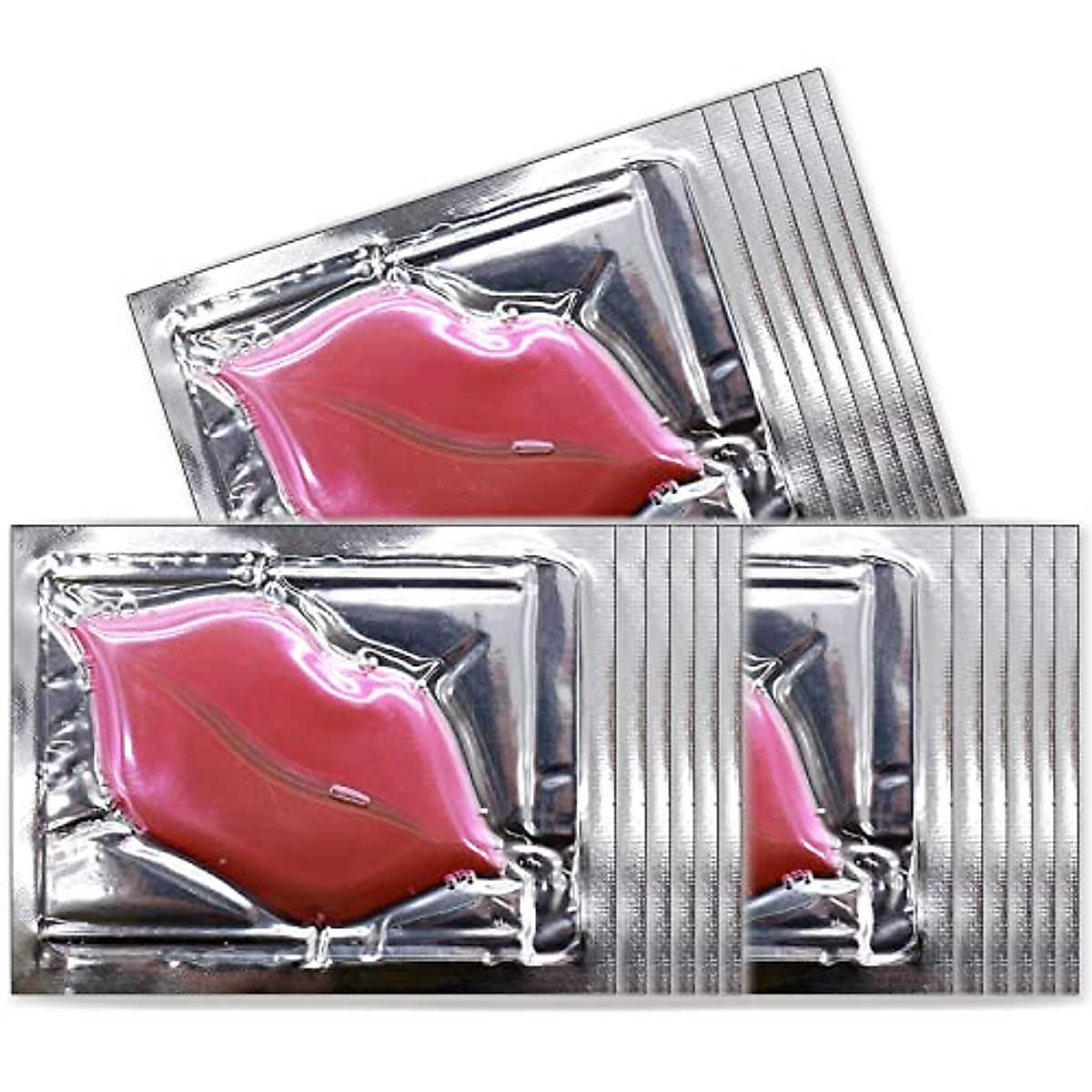 Permotary 30 PCS Moisturizing Lip Mask Crystal Lip Care Pads Mask for Moisturizing & Reducing Chapped, Smoothing Lip Fine Lines-Lip Patches with Moisture Essence to Firms & Hydrate and Plump Your Lips