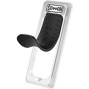 Scooch Wingback | Pop Up Phone Grip, Stand, and Car Mount for Smartphones [Two-Way Stand] Compatible with Any Smartphone and Most Cases, Works with Magnetic Car Mounts (Clear)