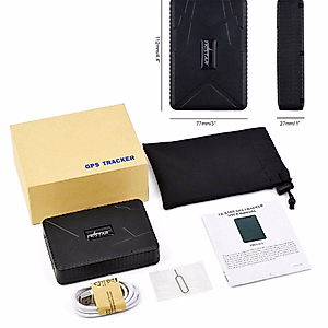 4G LTE Vehicles Car GPS Tracker,Waterproof 4G GPS Tracking Device Motorcycle Trucks Locator Finder Strong Magnetic/Real Time Track/Alarm/Monitor 7800 mAh - 4G TK915