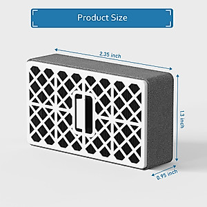 Washlet Deodorizer Air Filter Compatible with Toto THU6474-01/THU6474#01 THU6072 Washlets S550E C5 C2 SW3074 SW3054T40 SW3056T40, Bathroom Toilet Carbon Air Filter Carbon 4 Pack