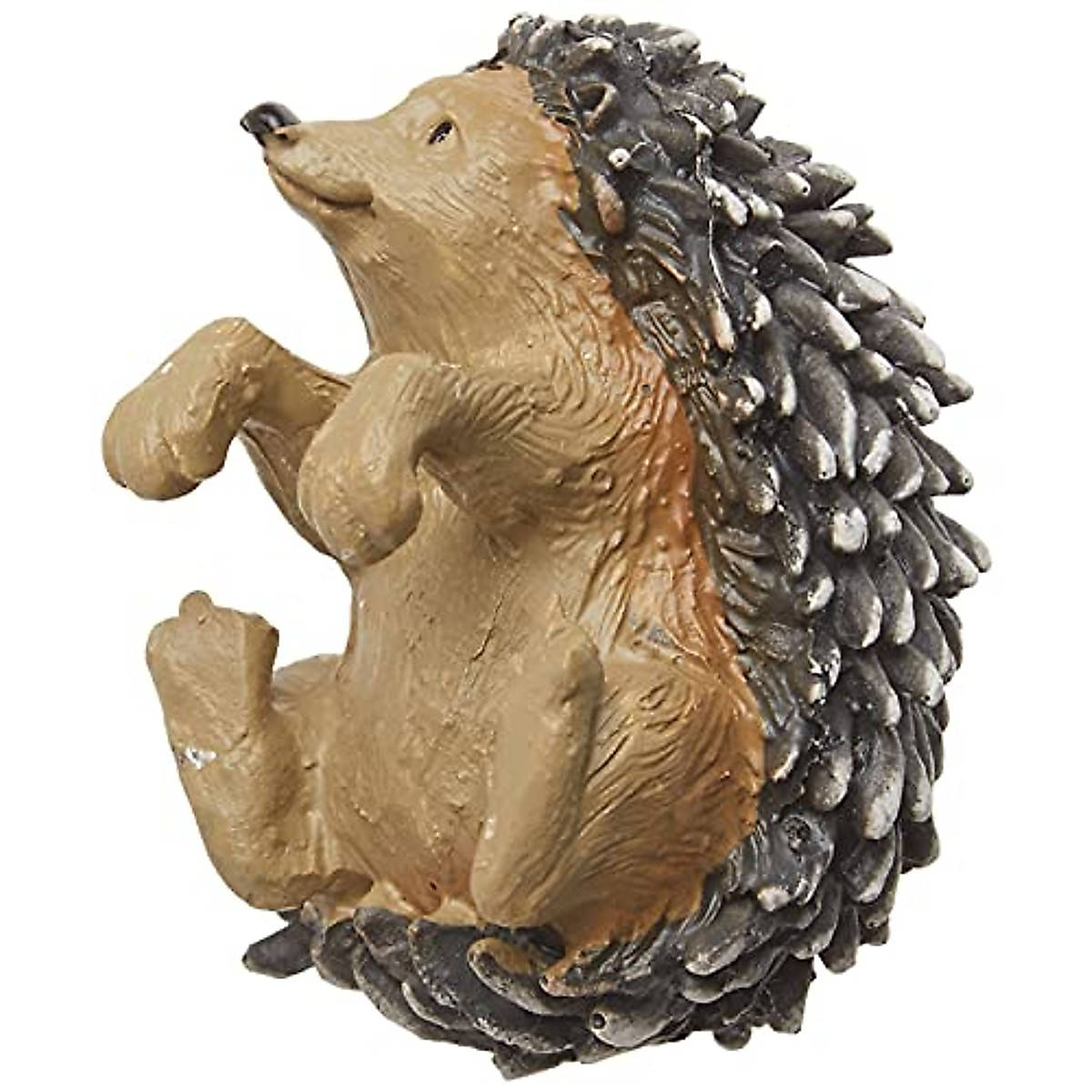 Top Collection 4280 Hedgehog Flower Pot Hugger Figurines, Tan, Brown