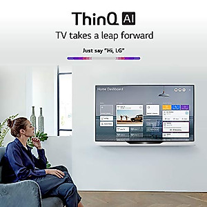 LG OLED BX Series 65” Alexa built-in 4k Smart TV (3840 x 2160), 120Hz Refresh Rate, AI-Powered 4K, Dolby Cinema, WiSA Ready (OLED65BXPUA, 2020)