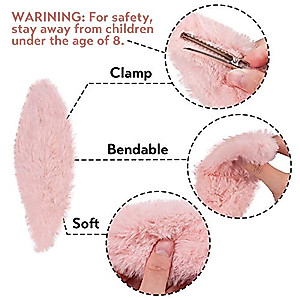 LimBridge Easter Decoration, Knitted Basket with 2 Different Sets of Bunny Ears Spring Wicker Easter Baskets for Easter Eggs Hunt, Candy and Gifts, Boys and Girls, Party Supplies