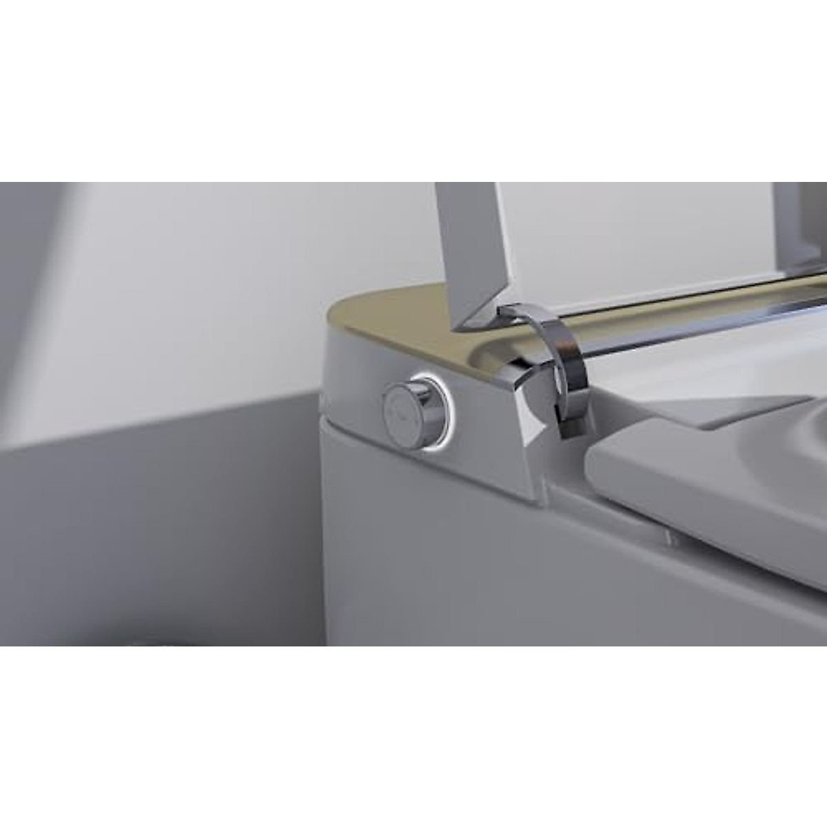 Clean Sense dib-1500R Bidet Toilet Seat for Elongated Toilets