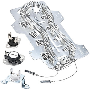 【2024 Upgraded】DC47-00019A Dryer Heating Element for Samsung dryer DV42H5000EW/A3 DV45H7000EW/A2 DV48H7400EW/A2 DV40J3000EW/A2 DVE50M7450W/A3 DV42H5200EW/A3