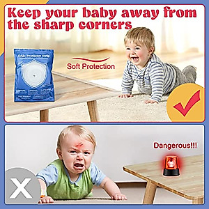 Edge Protector 100% Silicone, Soft Corner Protectors for Kids, Baby Proofing, 3.3ft Pre-Tape Adhesive Edge Guard for Kids Safety, Child Drawer Furniture Cabinet Bumper (0.6x0.6in(Width))