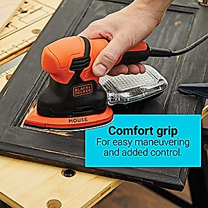 BLACK+DECKER MOUSE 1.2 Amp Electric Detail Sander (BDEMS200C)