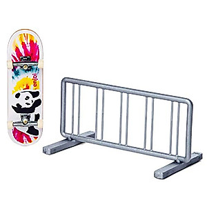 Enjoi Tech Deck Steet Hits Skateboard with Bike Rack