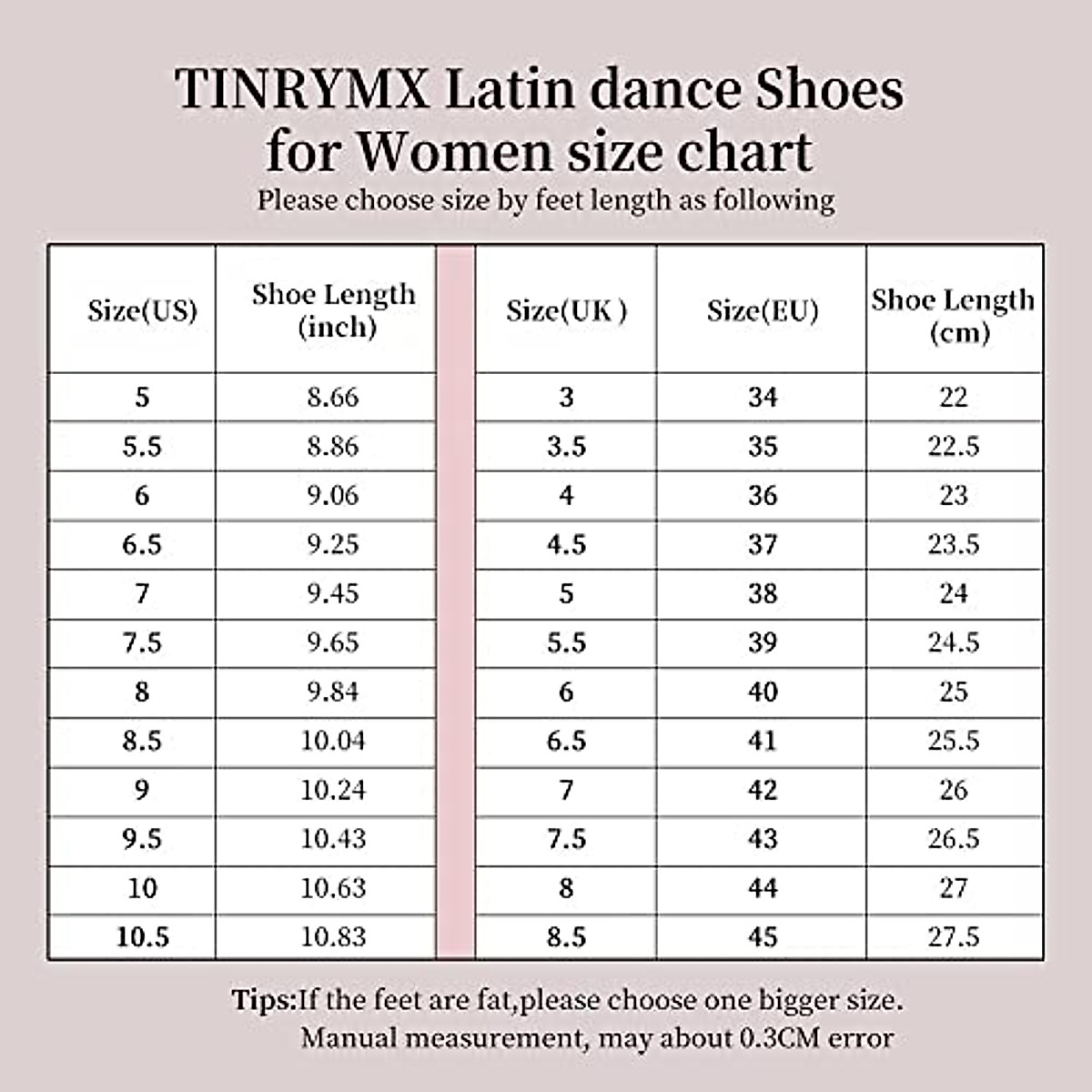 TINRYMX Women Ballroom Practice Shoes Standard Modern Teaching Professional Performance Latin Salsa Dance Shoes,US 5.5