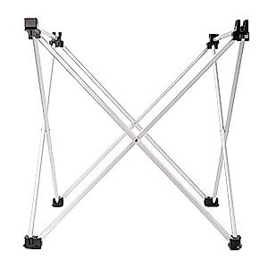 Ready Table Small Lightweight Portable Outdoor Folding Table w/Aluminum Hard Top. Useful for Beaches, Boating, Camping & More. 16x11 Portable Table w/Bag Makes for Easy Travel & Quick Setup.