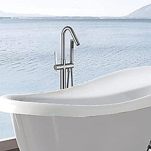 Freestanding Bathtub Faucet with Hand Shower