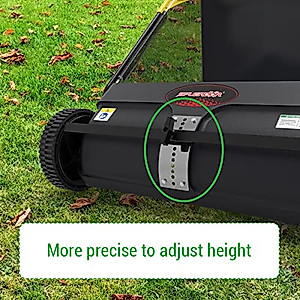 SPLENDOR LS-650A 26-Inch Push Lawn Sweeper, 26 Inches, Black