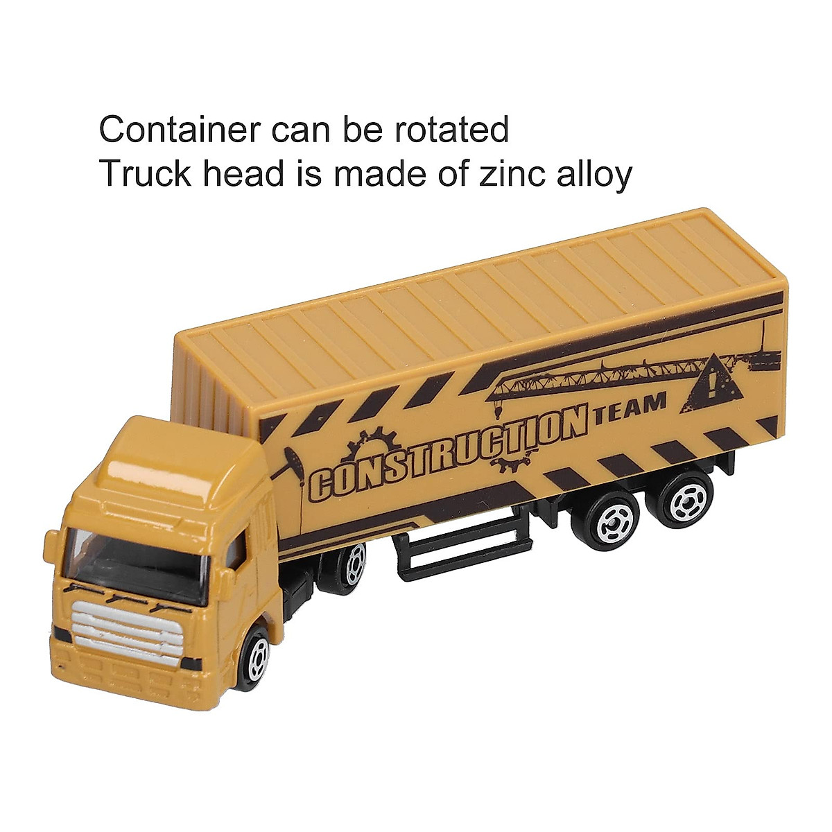 Simulation Mine Truck Model, Alloy Construction Engineering Trucks Model Big Trailer Transport Vehicle Static Car Model Toy