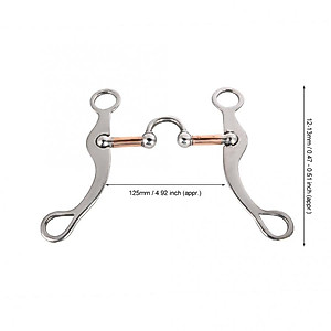 N/A Stainless Steel Thick Drill Bit for Horse Mouth Rollers Songkou Farm Animal Husbandry Supplies Horse Rearing Tools