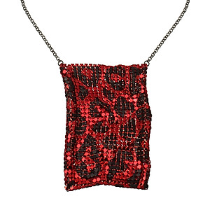 Betsey Johnson Leopard Neck Purse