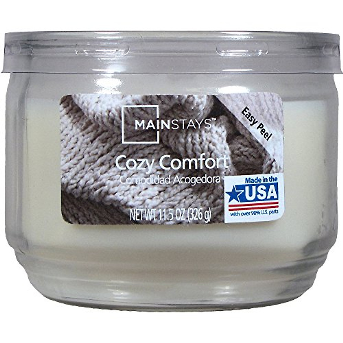 Mainstays 11.5oz Scented Candle, Cozy Comfort 4-Pack