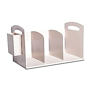 BIENKA Reading Bookshelf Bookend Book Support Stand Multifunction Book Folder Bookshelf with Pen Holder Reading Shelf