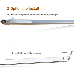 Cefrank Led Light Strips Kit, (6) 12’’ Linkable Light Bars + Rocker Switch + UL Power Adapter, Under Cabinet Lighting, Gun Safe, Locker, Closet, Shelf, Showcase Lighting, 6000K Cool White