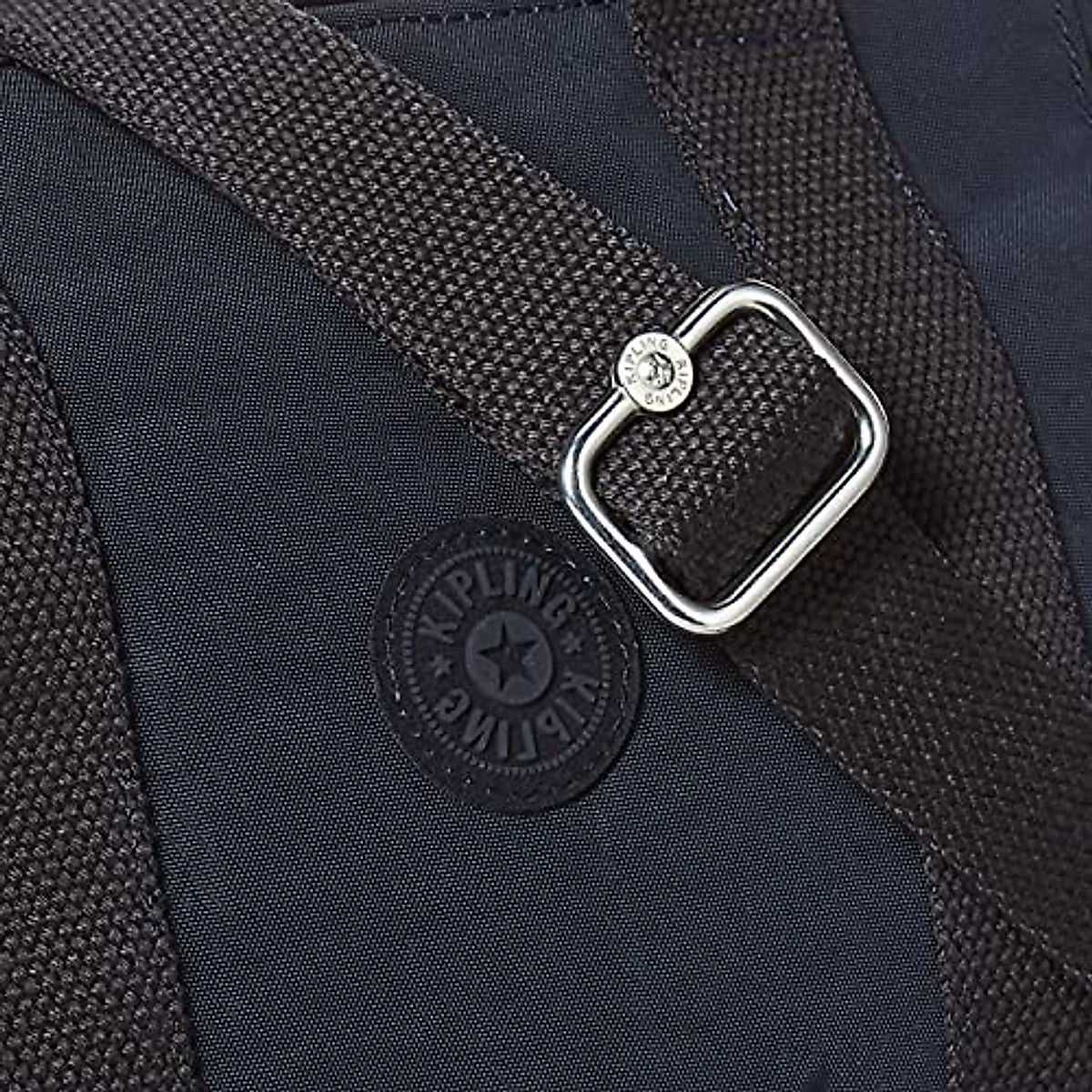 Kipling Women's Asseni Mini Tote, Compact Lightweight Everyday Purse, Nylon Shoulder Bag, Blue Bleu 2