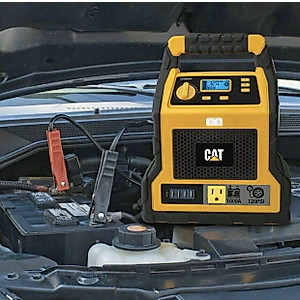 CAT - 3 in 1 Professional Power Station with Jump Starter and Compressor - 4 USB Ports and Outlet