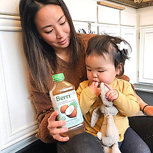 Berri Lyte Plant Based Organic Electrolyte Solution – Pediatric Rehydration Drink – Natural Sugar Coconut Flavor, 1 L, 2 ct