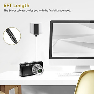 Omilik 5V AC Adapter for Kodak EASYSHARE M381 M753 M763 M873 M883 V1003 M853 MD853 MD863 M863 M340 Zi8 Video Camera P820 D830 8261760 P850 Digital Frame Kodak EasyShare MX1063 M1093IS M 381 M381