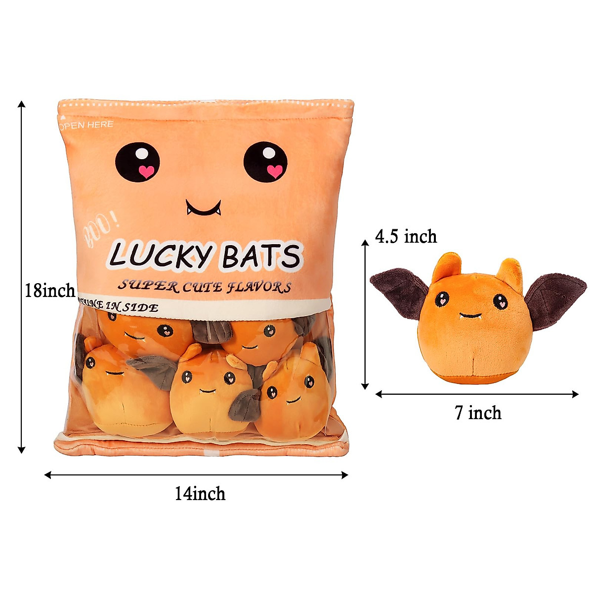 Plush Pillow Throw Pillow, Removable Fluffy Animal Dolls, Soft Animals Doll Toy Pillow, Gifts Plush Cotton Stuffed Animals Pillow for Girls Kids, Sofa Chair Decorative Pillow, 8 Strawberry Bunny