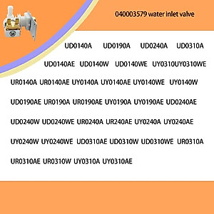 2023 Upgrade 040003579 33129042 Ice Machine Water Inlet Valve Assembly（OEM）115/120V 60Hz 5W For Manitowoc Ice Machine Parts 2-Year Warranty