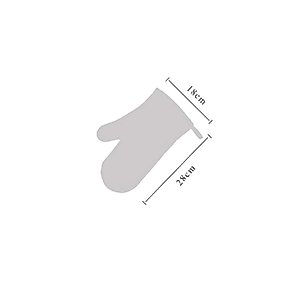 Oven Mitts 1 Pair of Quilted Cotton Lining - Heat Resistant Kitchen Gloves for Everyday Kitchen Cooking (Purple)
