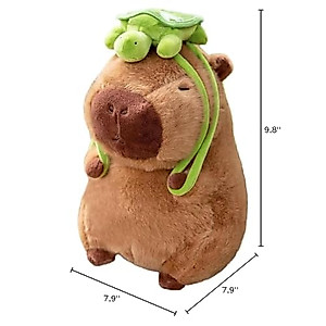 Arkdorz Cute Capybara Plush Toy,Kawaii Capybara Stuffed Animals Capybara Stuffed Toy,Soft Capybara Plush Doll Pillow for Kids Boys Girls (25cm/9.8 Inches)