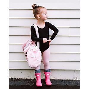 Stelle Girls Long Sleeve Team Basic Leotard Ballet Dance Gymnastics (Toddler/Little Kid/Big kid) (Black,6 Years)