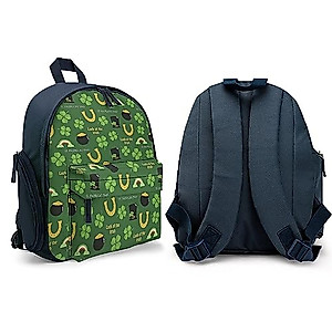 St Patricks Day Pattern Backpack Lightweight Travel Work Bag Casual Daypack Business Laptop Backpack for Women Men
