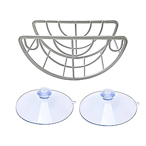 YeeBeny Kitchen Sink Suction Holder, Suction Cup Sponge Holder, Sponge Caddy - Suction Sponge Holder, Sink Organizer for Kitchen and Bathroom, Universal for Sponges and Scrubbers