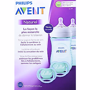 Philips Avent Natural Baby Bottle Teal Gift Set SCD113/24