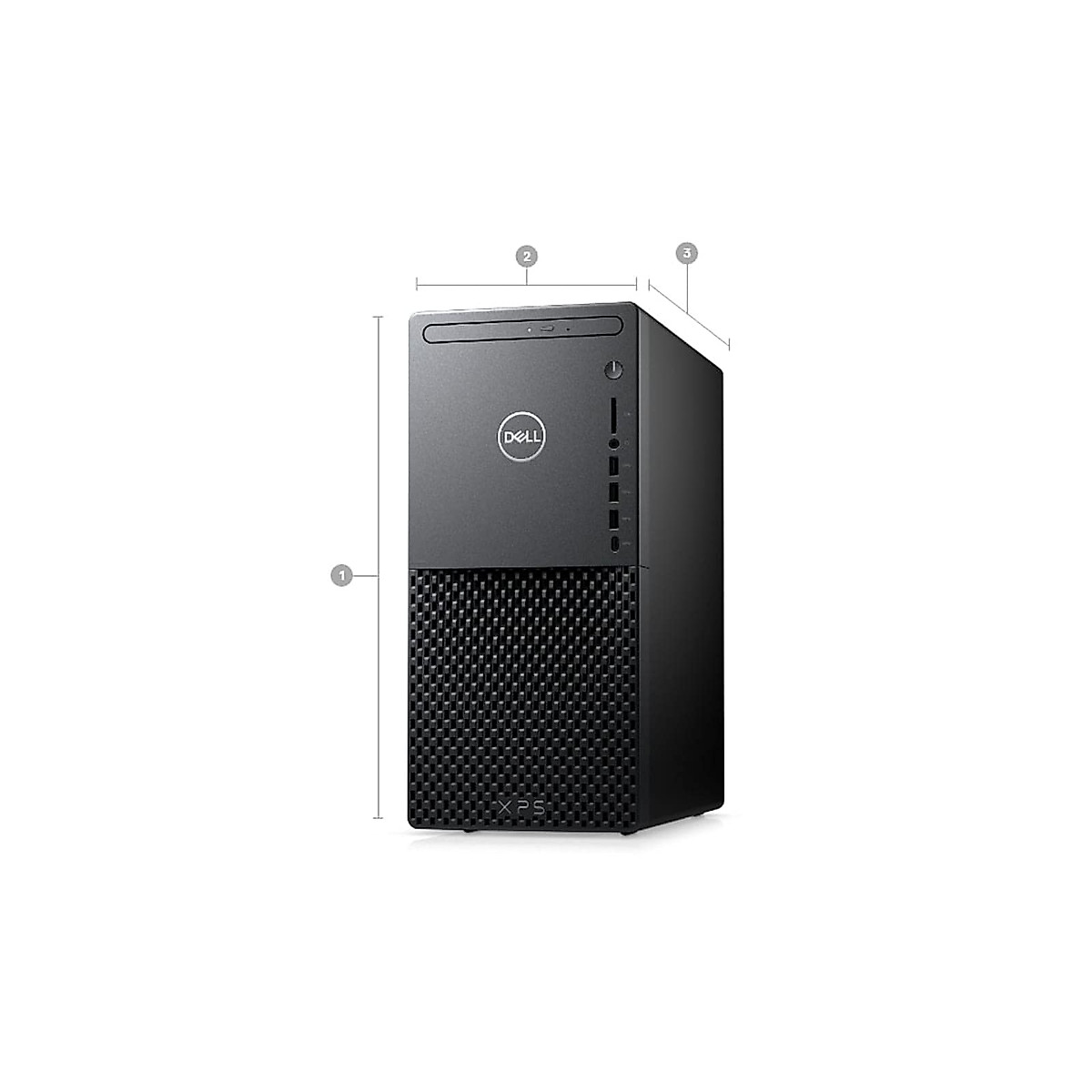 Dell XPS 8940 Desktop | Core i9-11900 - 1TB SSD + 1TB HDD Hard Drive - 32GB RAM - Nvidia GeForce RTX 3070 | 8 cores @ 4.9 GHz - 8GB GDDR6 Win 10 Pro Black