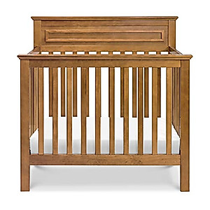 DaVinci Autumn 4-in-1 Convertible Mini Crib in Chestnut, Greenguard Gold Certified