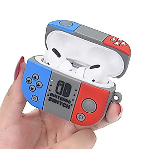 Switch Case for Airpod Pro Case Cover, dainslef Silicone Protective Skin Case Compatible with Apple Airpod Pro Cover Case