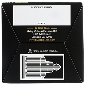 Buddha Teas Organic Moringa Tea - OU Kosher, USDA Organic, CCOF Organic, 18 Bleach-Free Tea Bags